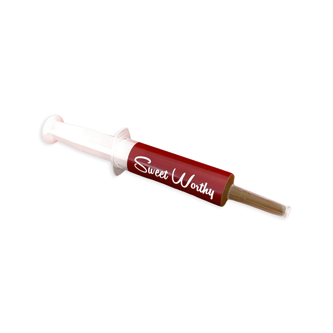 Giant Caramel Syringe Add on - Sweet Worthy Dessert Box